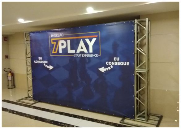 Backdrop personalizado para sua empresa.